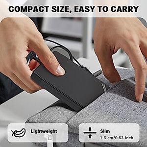 Tendak USB Floppy Disk Drive, Floppy Disk Reader 3.5 inch Portable USB External 1.44MB FDD Diskette Drive for Windows 11/10/8/7/2000/XP/Vista PC Laptop, Plug and Play (Black)