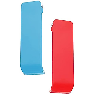 Switch Kickstand Replacement, Switch Stand with 4 Pcs Thumb Grips, 2 Pack Replacement Kickstand for Nintendo Switch
