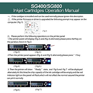 INK+ SG400 SG800 Sublimation Cartridge Compatible with Sawgrass Virtuoso SG400 SG800 Printer DIY, Latest Upgraded Chip (1 Black, 1 Cyan, 1 Magenta, 1 Yellow, 4 Pack)