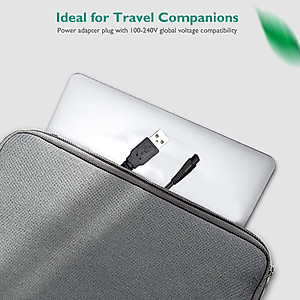 Lnauy for Nicwell Water Flosser Charger, Power Cord Compatible with Nicwell F5025 COSLUS F5020E Oralfree Cordless Portable Water Dental Flosser Replacement Power Supply Adapter Cable