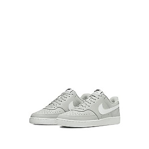 Nike Mens Court Vision Low Basketball Shoes (10) Grey/White