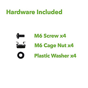 NavePoint Rack Mount Server Cabinet 3 Fan Cooling Panel System Unit 110V Black 3U