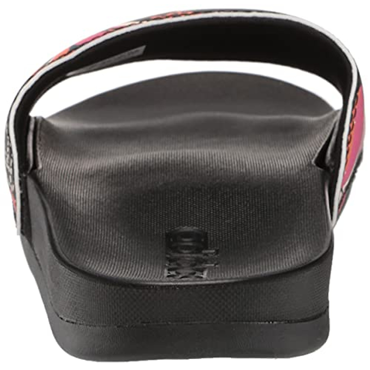 adidas Women's Adilette Comfort Slides Sandal, Core Black/Wonder White/Core Black, 6