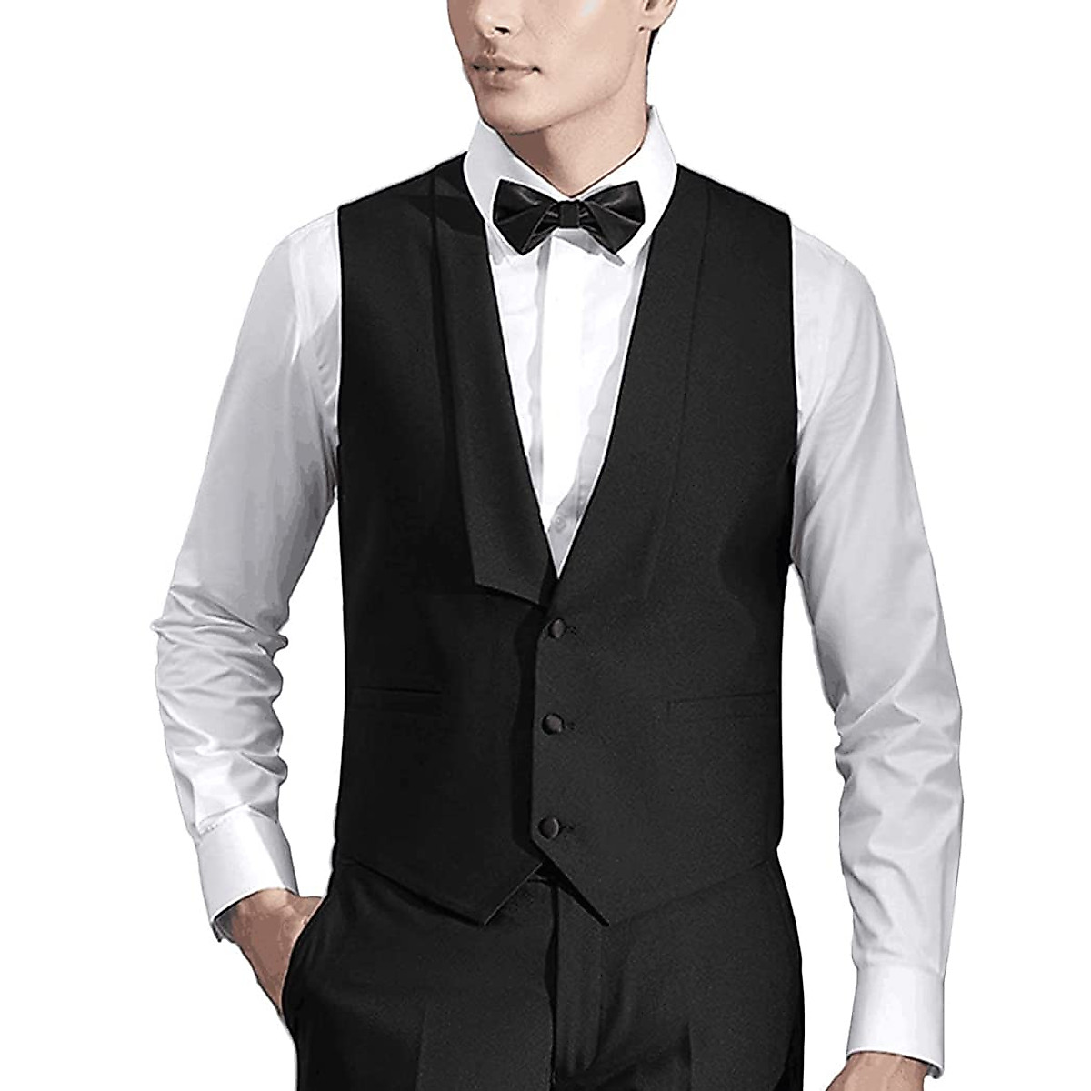 Men's Tailcoat 3 Pieces Formal Stylish Suits Prom Tuxedos Tail Coat Wedding Groomsmen(Blazer+Vest+Pants(34,Purple)