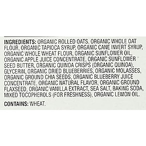 PLUM ORGANICS Organic Blueberry Lmn Toddler Snack Bars, 0.67 Ounce (Pack of 5)