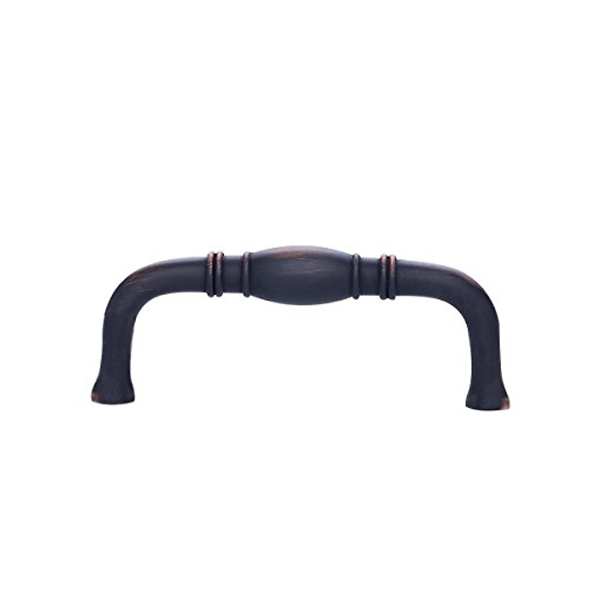 Amazon Basics AB2900-OR-10 Traditional Cabinet Handle, 3.35 Length (3-inch Hole Center), Oil Rubbed Bronze, 10-Pack, inch inch, (Pack of 10)