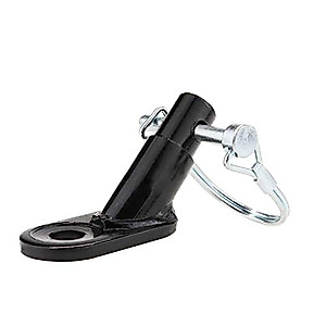 Biange Bike Trailer Hitch Connector, Cycling Adapter Accessories (1 Pack, Black)