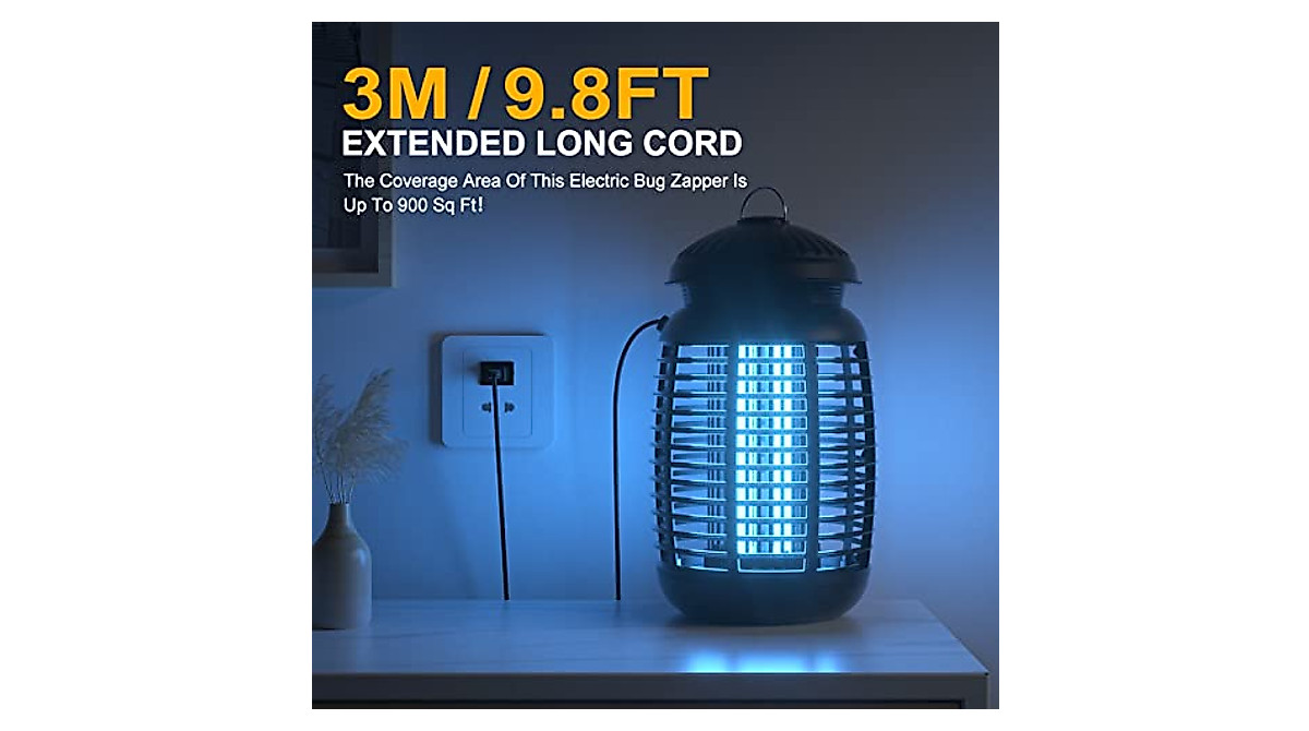 High-Powered Bug Zapper for Indoor & Outdoor Use