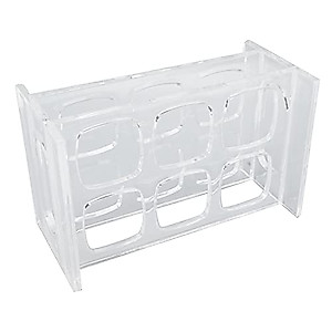 Naroote Liquor Cup Display, Washable 6 Pcs Acrylic Shot Glass Holder for Household