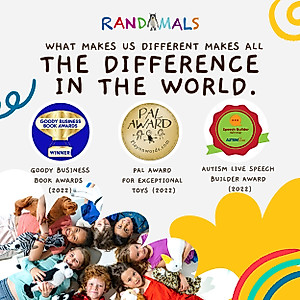 Randimals Plush Toy Stuffed Animal Mix - Horse & Duck Hybrid Stuffed Animals for Girls & Boys - Huggable & Soft Animal Characters Cute Plushies - Unique Toys for Discovery & Adventure