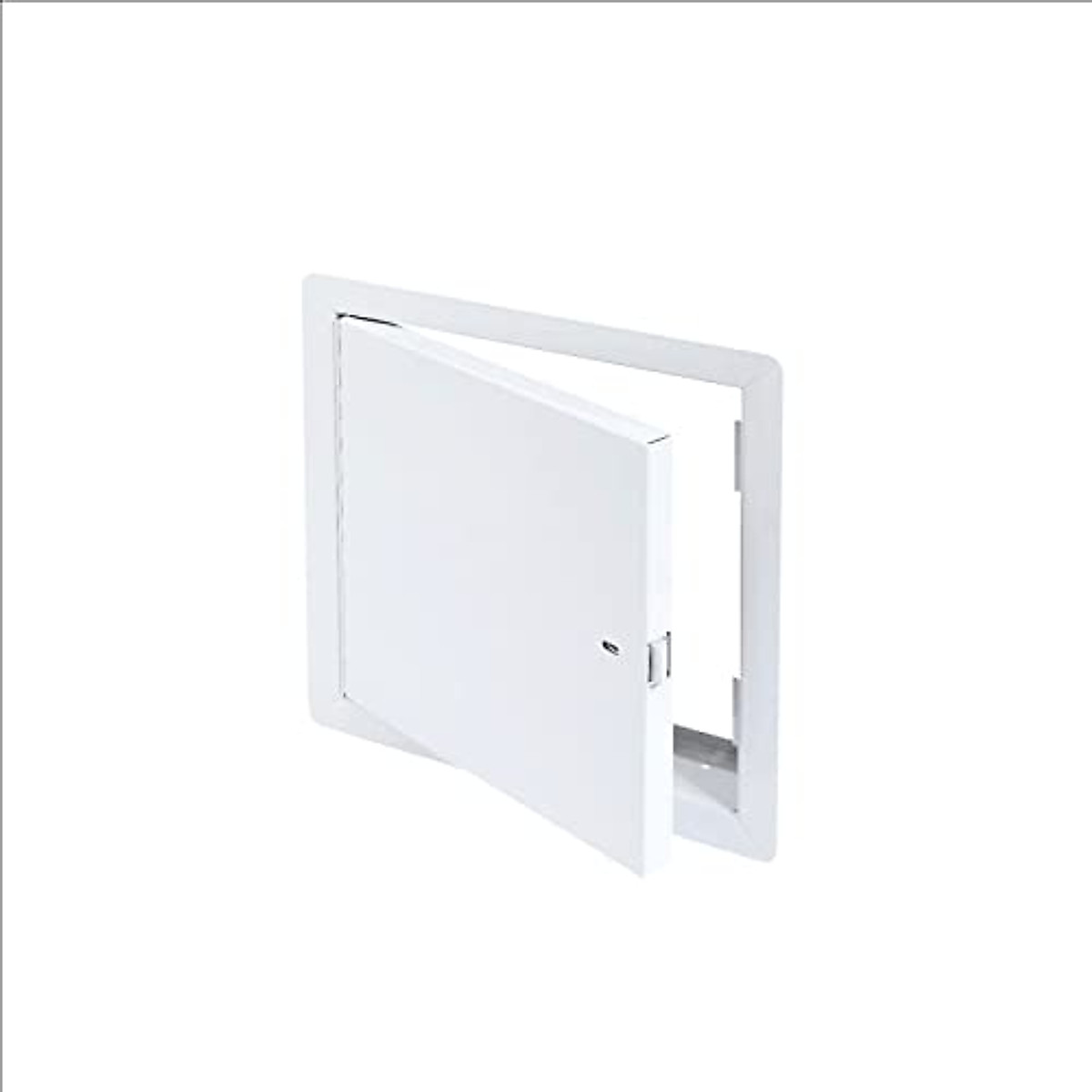 Best Access Doors 12" x 12" BA-FRN, Fire Rated Uninsulated Panel with Exposed Flange for Walls, Self Latching, 16 Gauge Cold Rolled Steel, Finished with White Powder Coat
