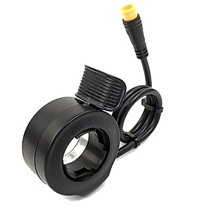 SCHUCK E-Bike Thumb Throttle 130X,Waterproof Accelerator,22.2mm/0.87in Handlebars，Left/Right Universal Bicycle Conversion Replacement Parts