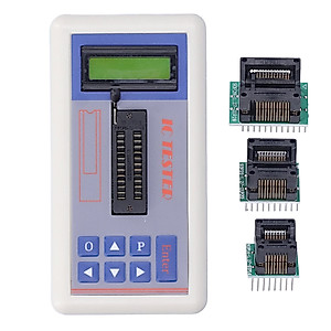 TSH06F Integrated Circuit Tester Multi Functional IC Transistor Meter with 5V 3.3V AUTO Modes for Microelectronics Engineers Maintenance (with Terminal)