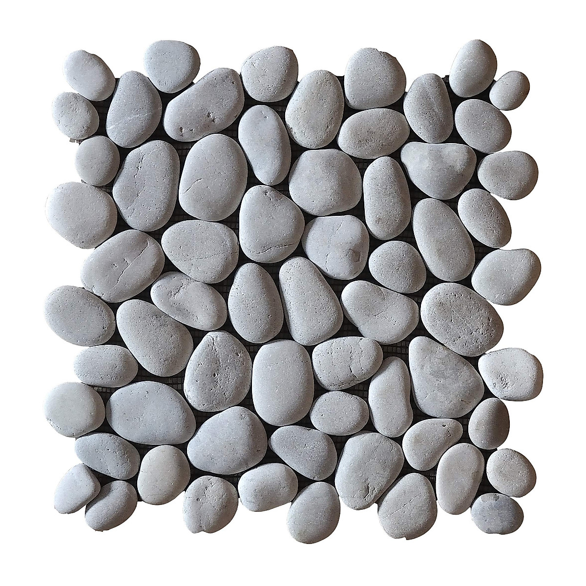 Casual Elements Stone Wall Pebbles, White