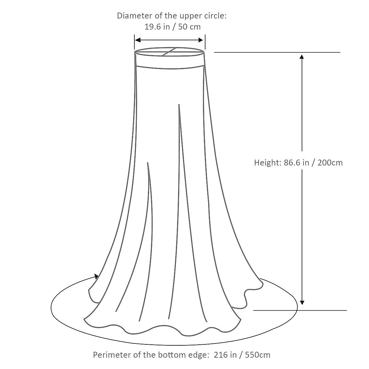 Mosquito Net - Foxnovo Toddler Bed Crib Canopy Mosquito Netting (White)