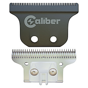 Caliber Pro Replacement Blade for .38 Trimmer - Cordless Trimmer Spare Japanese Steel Carbon Coating Blade - Smooth and Sharp Blades for Men's Electric Beard & Hair Trimmers (Special Premier Blades)