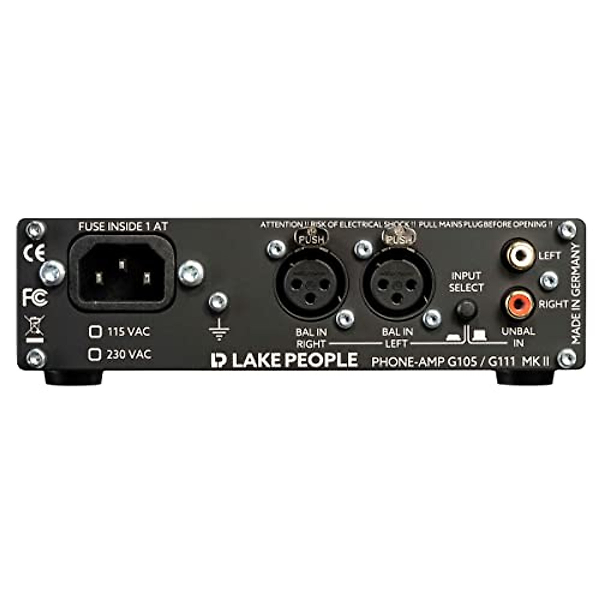 Lake People G105 MK II Compact Studio Headphone Amplifier for 2 Headphones