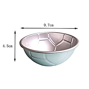 3D Soccer Ball Pan,LQQDD Football Shape Cake Pan and The Easiest Soccer Cookie Ever Cutter Set,Football Cutter Cake Mold for Stadium Player World Cup Master Chart Cake Decoration Gumpaste Fondant Mold