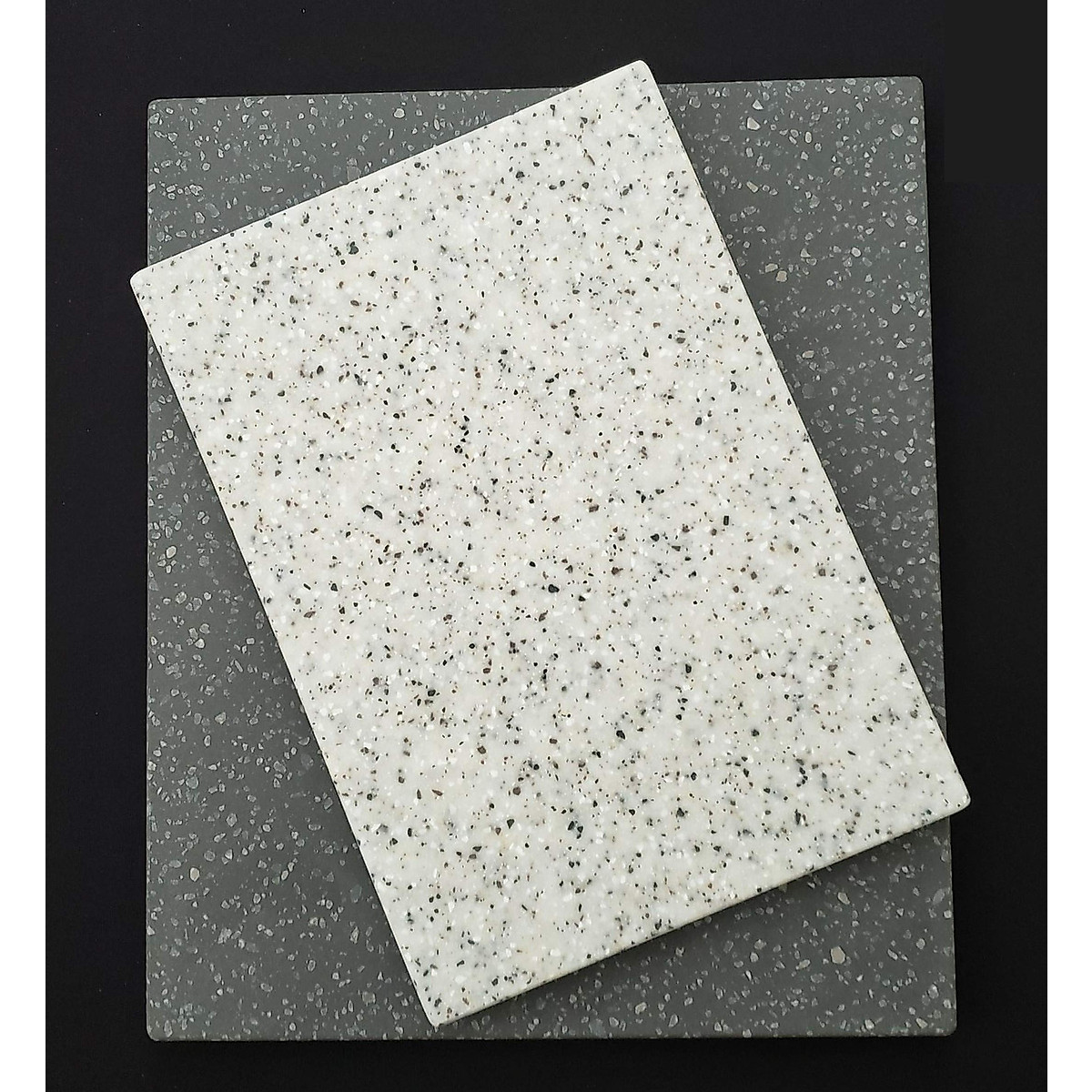 Rectangular Reclaimed Solid Surface (I.e. Corian) Cutting Board and Serving Board