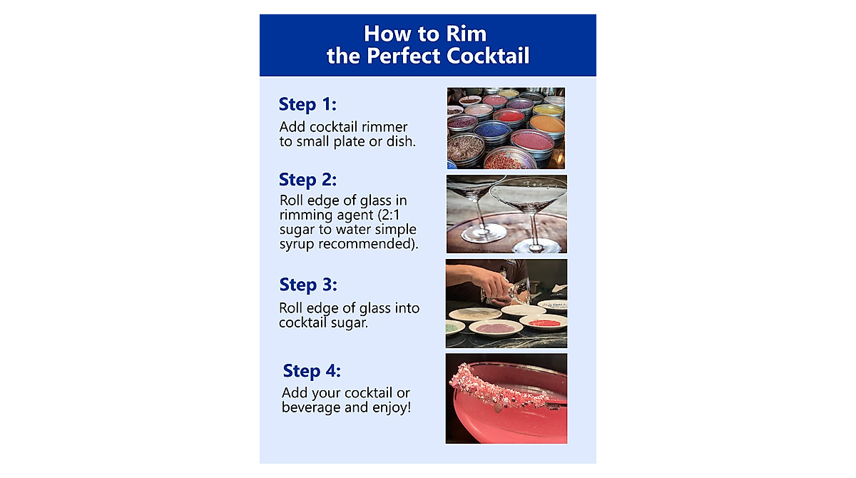 Snowy River Blue Dream Cocktail Sugar - All Natural Rimmer