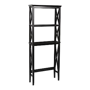 RiverRidge La Crosse Bathroom Storage Spacesaver, No Size, Black