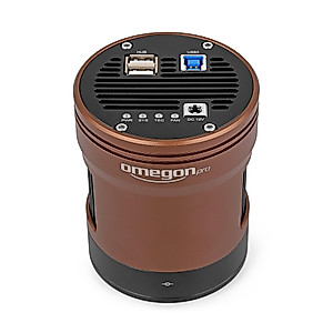 Omegon Premium Astro Camera veTec 571 C, Colour Sensor Cooled with 2 inch Thread and USB 3.0, Professional Accessories for Telescopes/Astrophotography