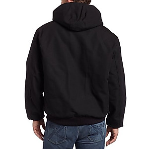 CarharttMenLoose Fit Firm Duck Insulated Flannel-Lined Active JacketBlackLarge