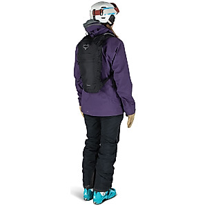 Osprey Glade 5 Ski and Snowboard Backpack, Black