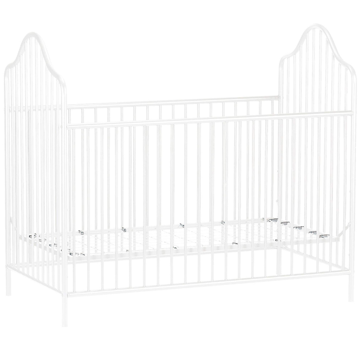 Little Seeds Lanley Metal Crib, White