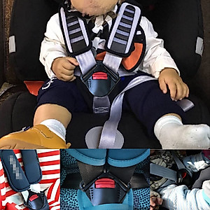 Universal Child Seat Toddler Harness Clip Fixed Lock Buckle 5PT 5 Point Adjustable Strap for Stroller Baby High Chair Pram Buggy Kid Pushchair