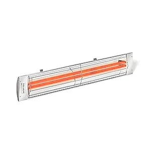 Infratech CD3024SS Dual Element - 3000 Watt Electric Patio Heater - C Series, Voltage: 240, Finish Color: Stainless Steel