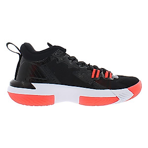 Nike Jordan Kids Zion 1 (GS) Basketball Shoe (6, Black/Bright Crimson/White, Numeric_6)