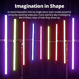 Godox TL120 TL120-K4 Pavo Tube Light RGB Color Photography Light Handheld Light Stick with APP Remote Control for Photos Video (TL120-KIT4)