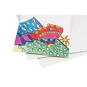 Crescent 20 Hot Press Medium-Weight Student Grade Illustration Board, 15 X 20 in, 14-Ply Thickness, White, Pack of 10-405138