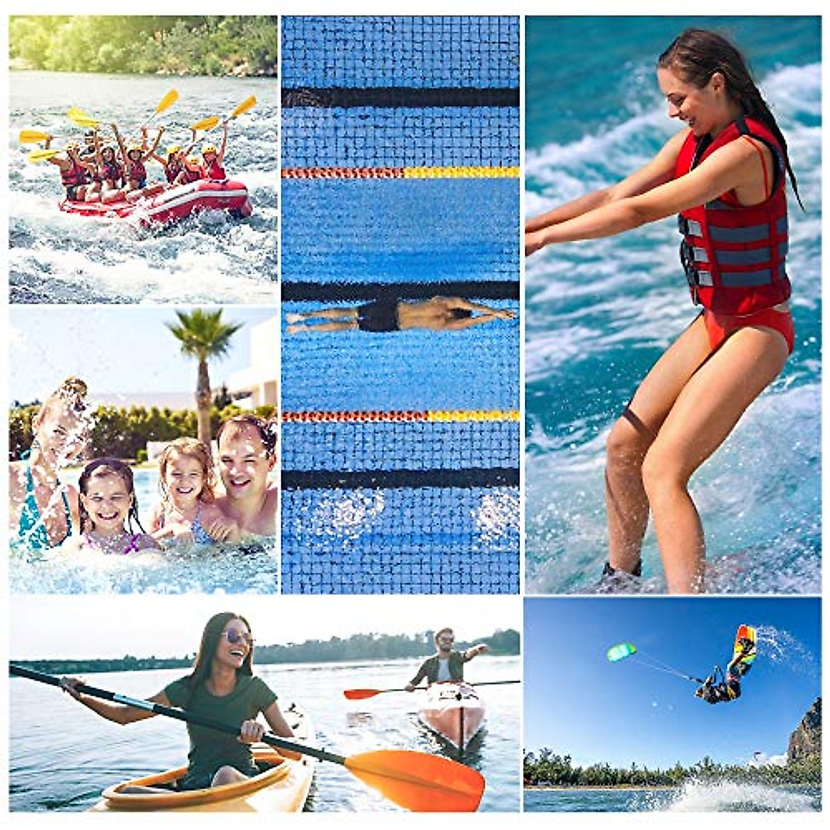 Arae Waterproof Phone Pouch Compatible for iPhone 13 Pro Max 12 11 XR X 8 7 Plus Samsung Galaxy S21 and More Up to 7 Inch for Beach Swimming Surfing Snorkeling 2 Packs Black+Pink