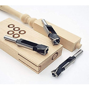 MINGRUI Wood Plug Hole Cutter Tenon Dowel and Plug Drill Woodworking Cutter Tenon Woodworking Furniture Making Carpentry Tool (20mm Drill Inner bore)