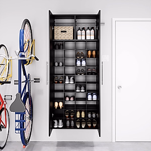 Prepac HangUps Shoe Storage, Black