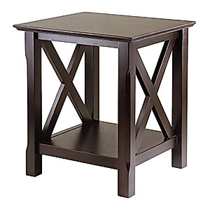 Winsome Xola 20W x 19.13-Inch D End Table, Cappuccino (40420)