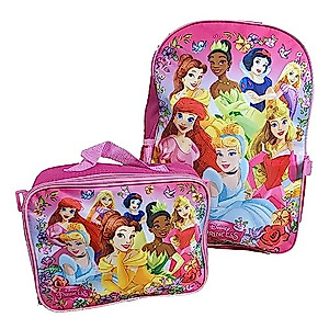 Disney Princess Backpack W/Detachable Lunch Box