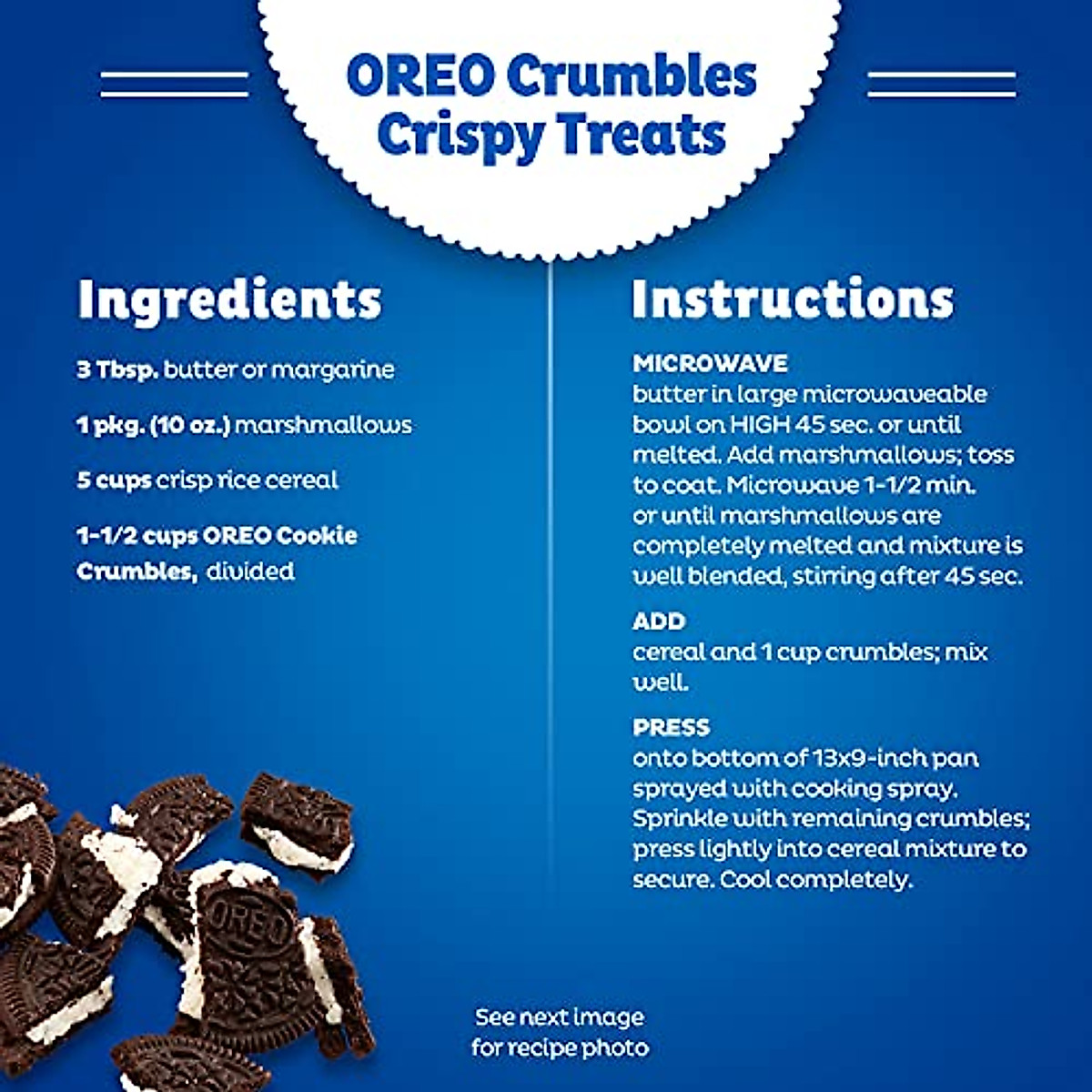 OREO Medium Cookie Pieces, 4 - 2.5 lb Bags
