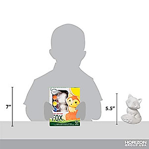 Creative Roots Paint Your Own Fox, DIY Fox, Kids Painting Set, Creativity for Kids, Ceramic Painting Kit for Kids, Ceramics to Paint, Paint Your Own Ceramic, Ages 5+