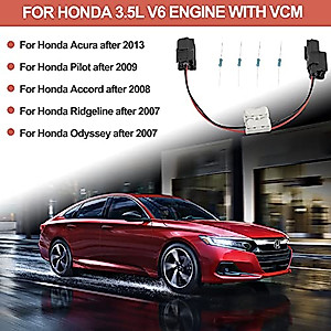 VCM Muzzler Harness Disable Kit Fit for Honda Acura Pilot Accord Ridgeline Odyssey Muzzle, for Honda 3.5L V6 Engine with VCM
