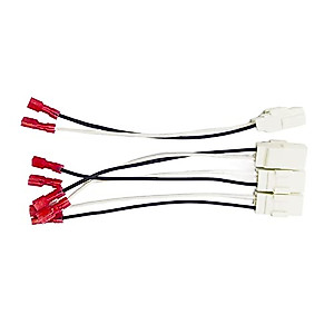 4 Pack Speaker Wire Harness Adapter Compatible with Jeep Dodge Chrysler 72-6514 Car Speaker Connector Harness Adapter