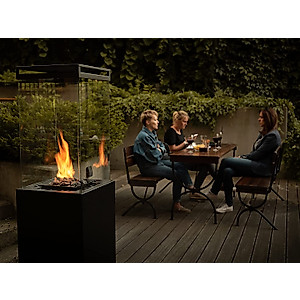 Planika Lighthouse Outdoor Patio Heater Propane Outdoor Fireplace for Patio Propane Fire Pit for Outside Heater Outdoor Gas Heaters for Patio Commercial