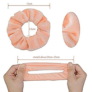 Chloven 45 Pcs Hair Scrunchies Velvet Elastics Hair Bands Scrunchy Hair Ties Ropes Scrunchie for Women Girls Hair Accessories - Great Gift for Holiday Seasons