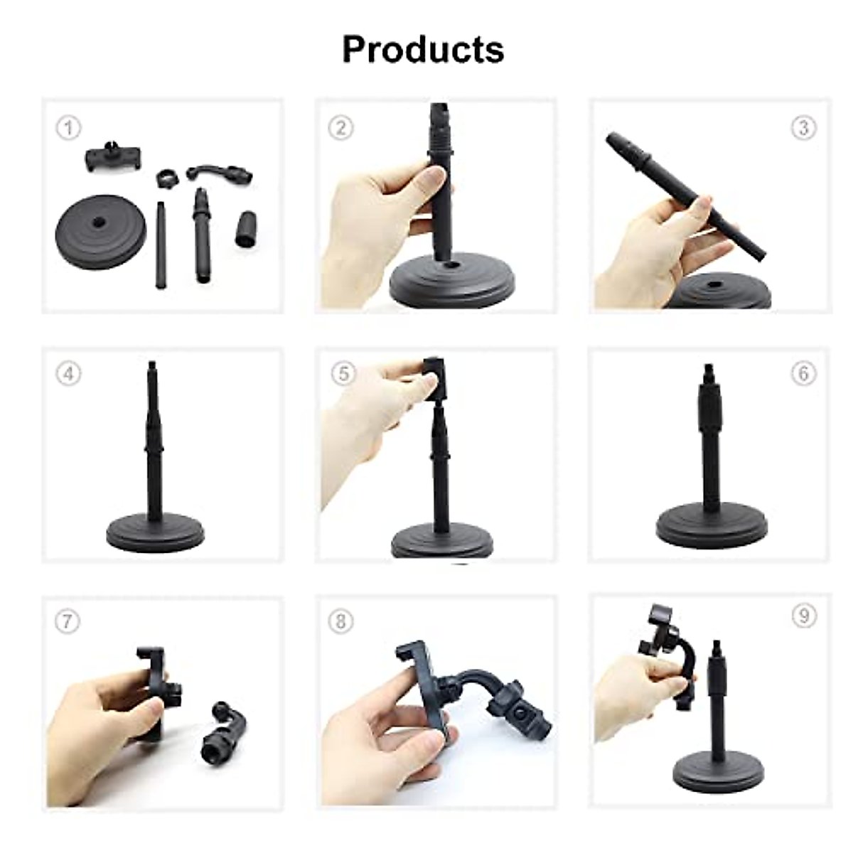 NA Slixune Adjustable Portable Desktop Phone Holder, a Must-Have Mobile Phone Tool for Lazy People