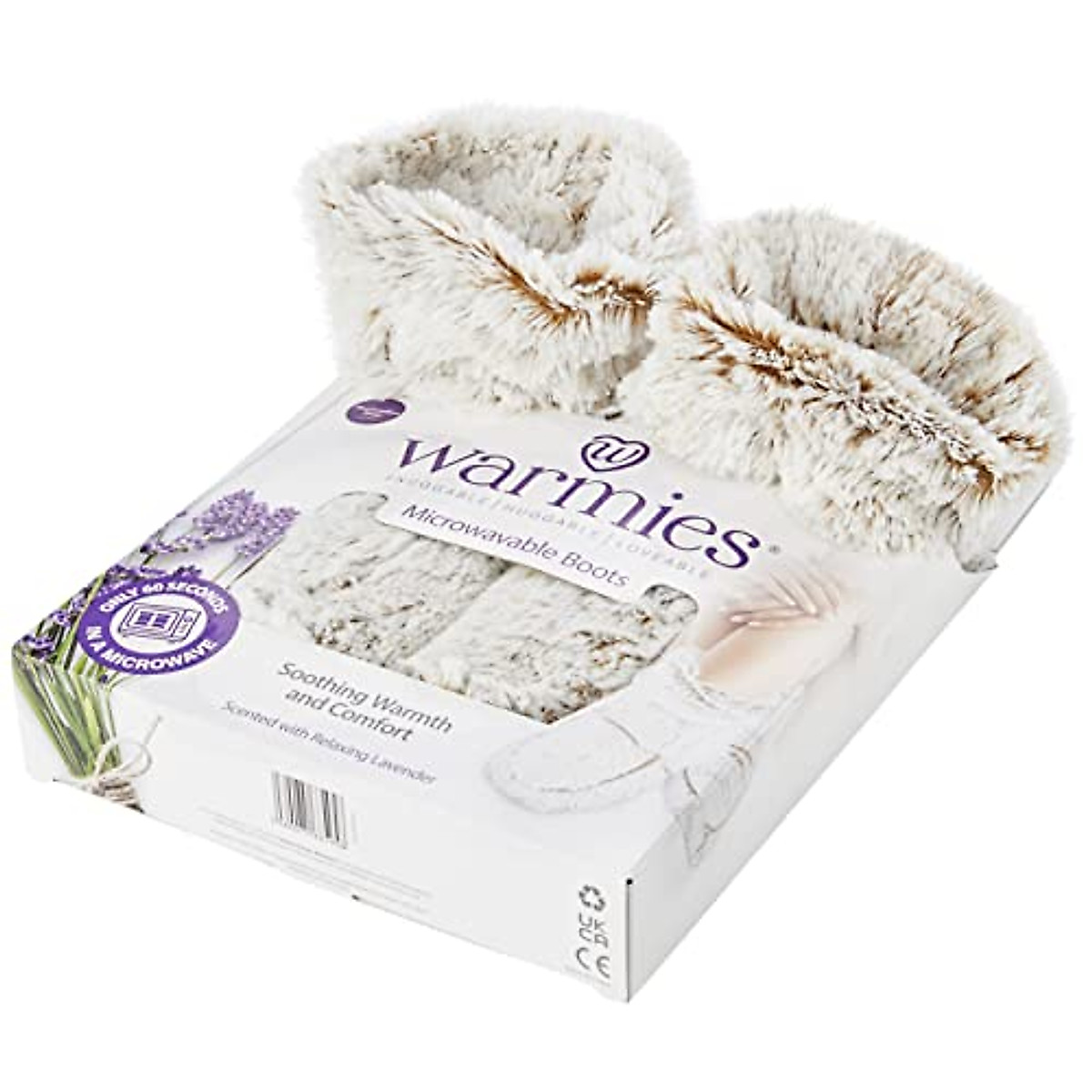 Warmies Men's Slipper boots, Beige, 1 Pair (Pack of 1)