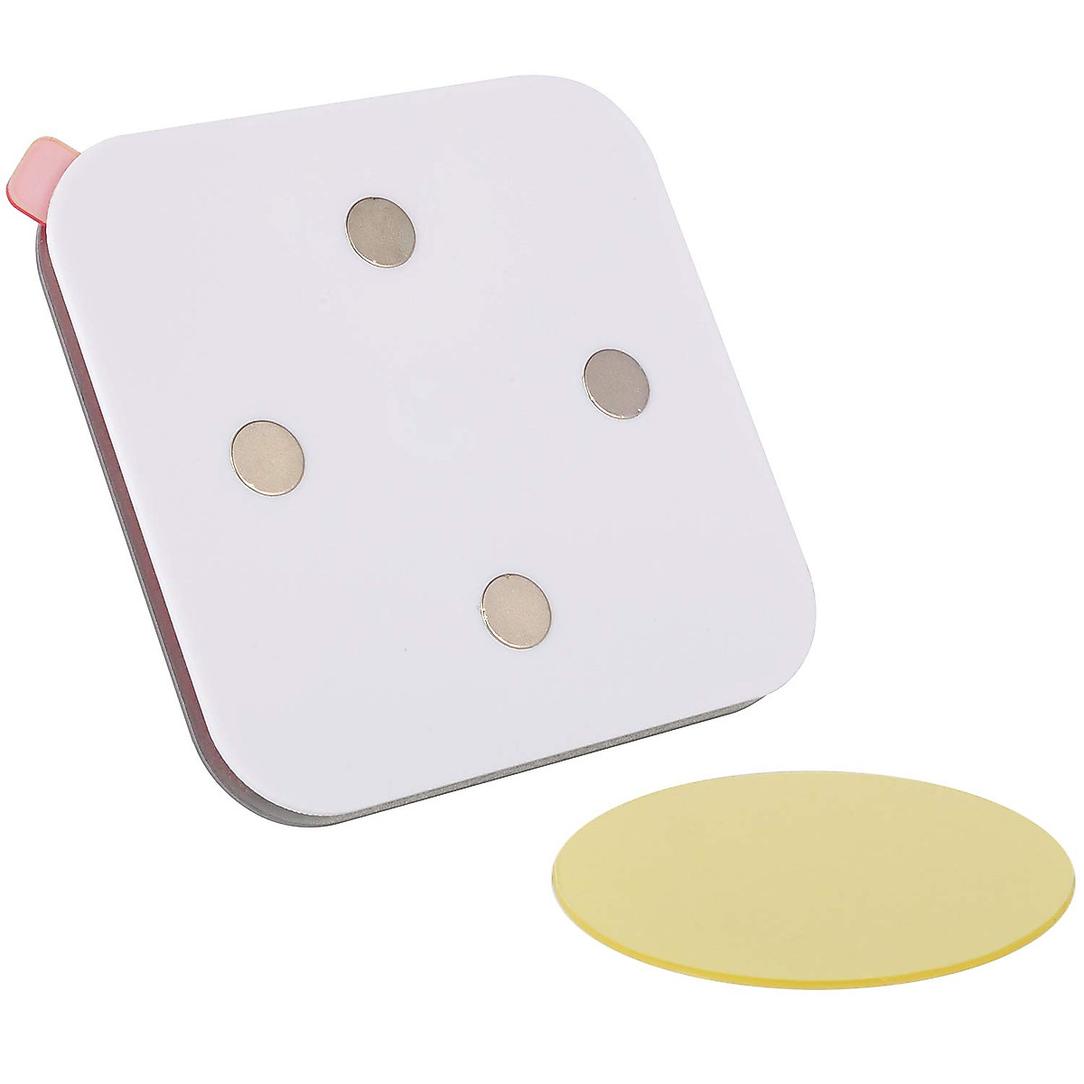 Kichwit Dishwasher Magnet Clean Dirty Sign Indicator with Running and Empty Options, Non-Scratch Strong Magnetic Backing, Residue Free Adhesive Included, 3.5 Inch, Silver