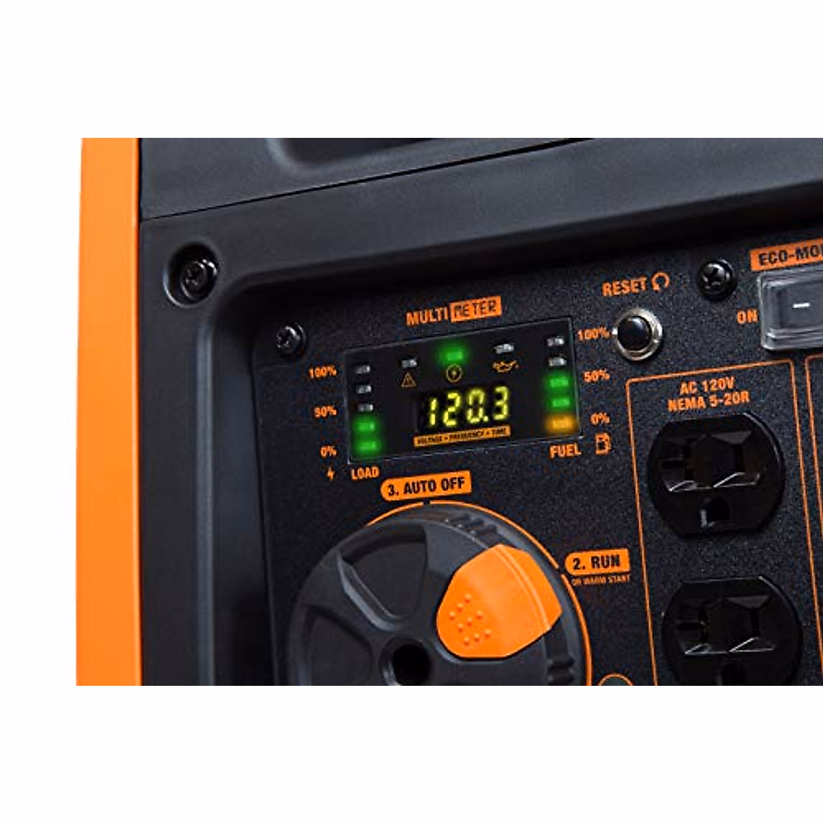 WEN 56380i Super Quiet 3800-Watt RV-Ready Portable Inverter Generator with Fuel Shut-Off and Electric Start