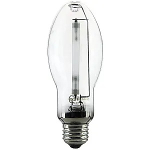 Sunlite LU150/MED High Pressure Sodium Light Bulb, 150 Watts, ED17/MED, Medium Base (E26), ANSI Code S55, 15000 Lumen, 20000 Life Hours, Clear, 2100K